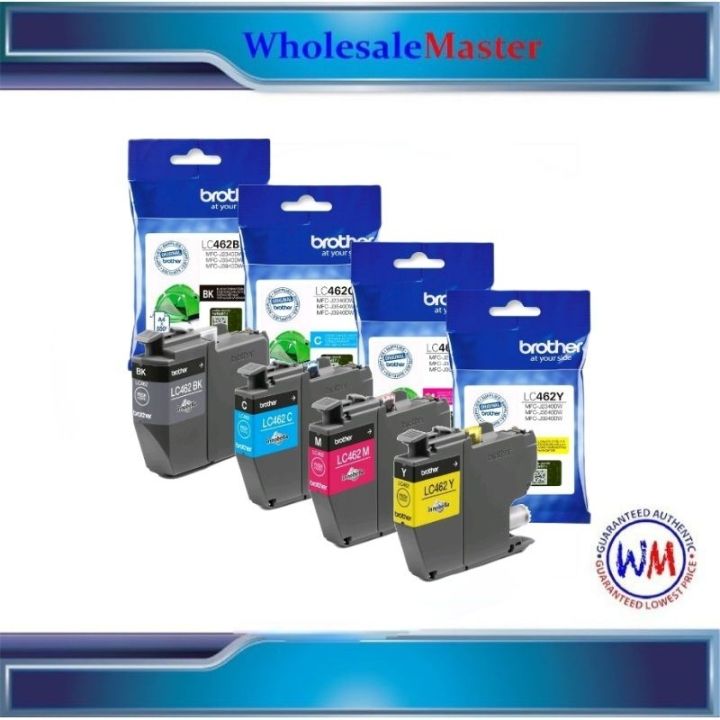 Welcome Brother LC-462 Original Cartridge Cyan Magenta Yellow Black ...