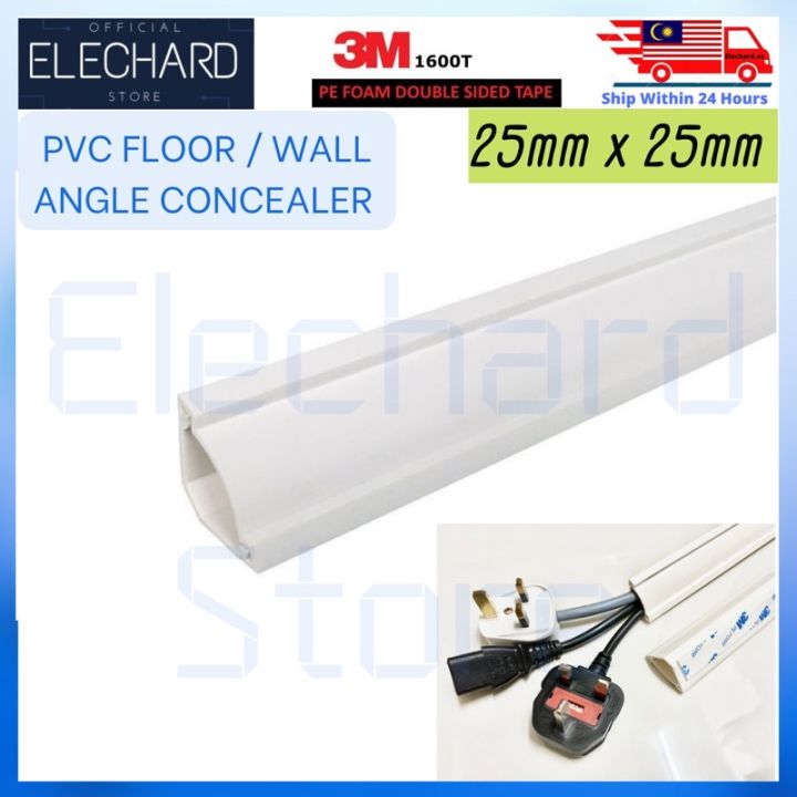 Self-Adhesive Raceway Angle Wall Cord Duct Cable Triangle Trunking ...