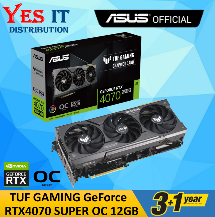 ASUS TUF Gaming GeForce RTX 4070 SUPER 12GB GDDR6X OC / RTX3070 8GB ...