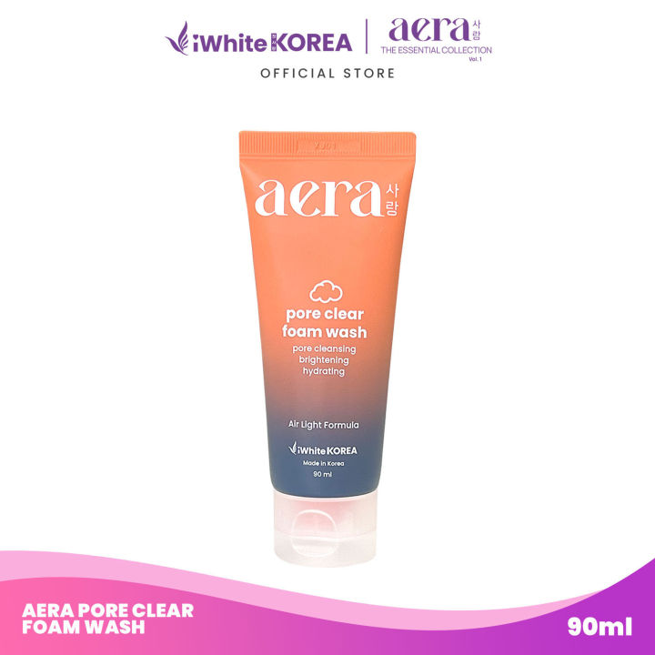 Aera by iWhite Korea Pore Clear Foam Wash 90ml Pore Cleansing ...