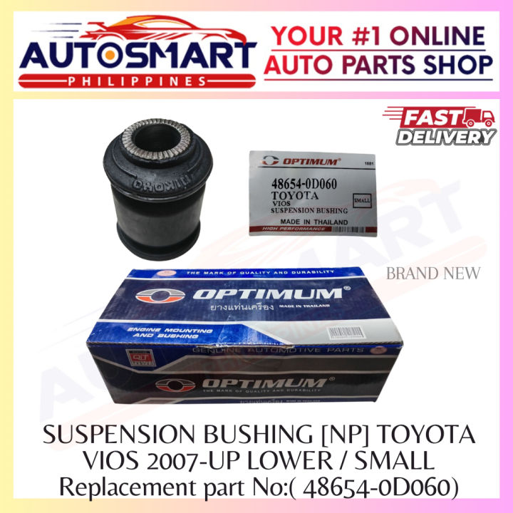 SUSPENSION BUSHING [NP] TOYOTA VIOS 2007-UP LOWER / SMALL Replacement ...