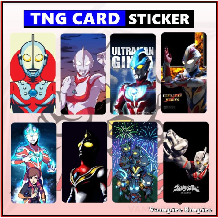 Ultraman ( Series 1 ) - Touch n Go Card Sticker Cover (Waterproof, High Quality) TNG CARD ...