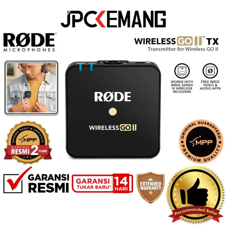 Rode Wireless GO II TX Transmitter Wireless GOII Microphone Mic JPC ...