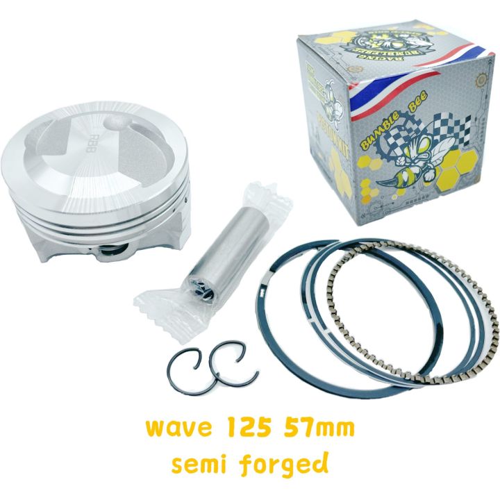 piston kit set wave125 57mm semi forged | Lazada PH