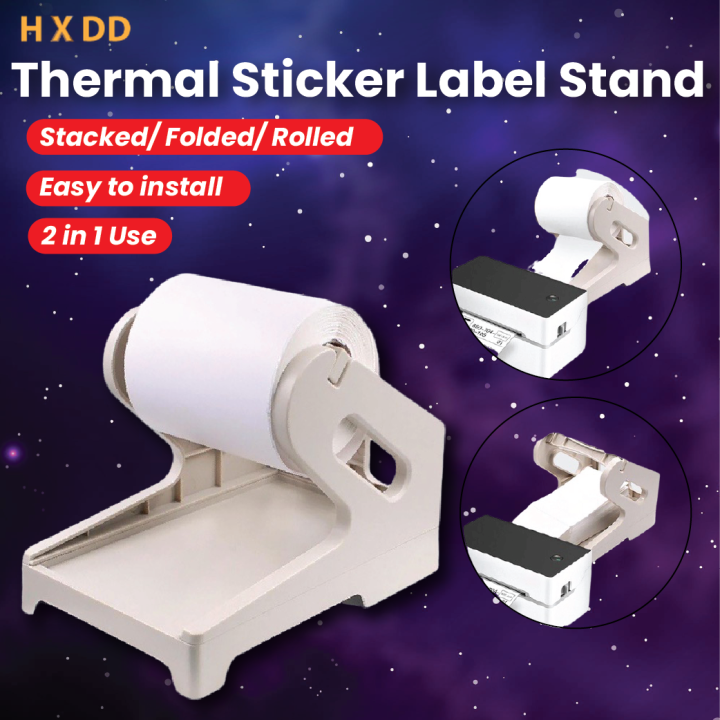Thermal Printer Bracket Stand 2 in 1 Holder Thermal Sticker Waybill ...