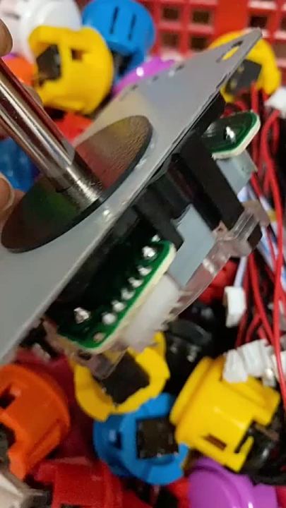 New Arcade diy kit zero delay USB encoder pc to sanwa button sanwa ...