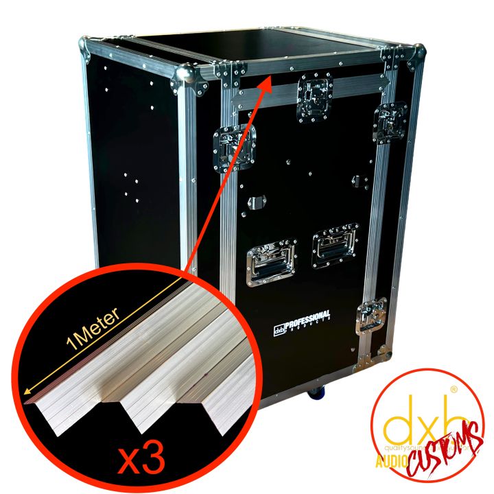 dxb Angle Bar Aluminum with Groove for tourcase flight case tour case ...
