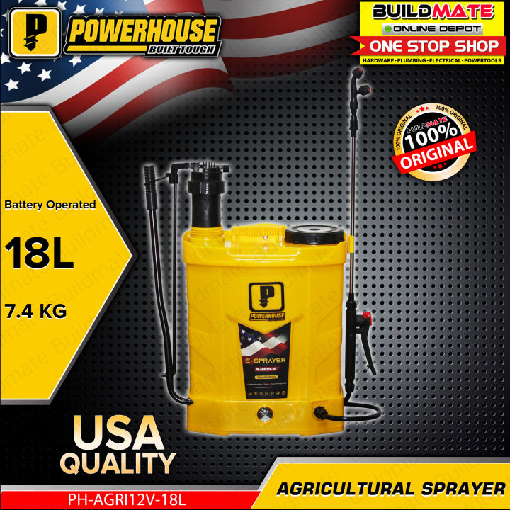 POWERHOUSE 2 IN 1 Dual Sprayer Battery Operated Agricultural Sprayer 18 ...