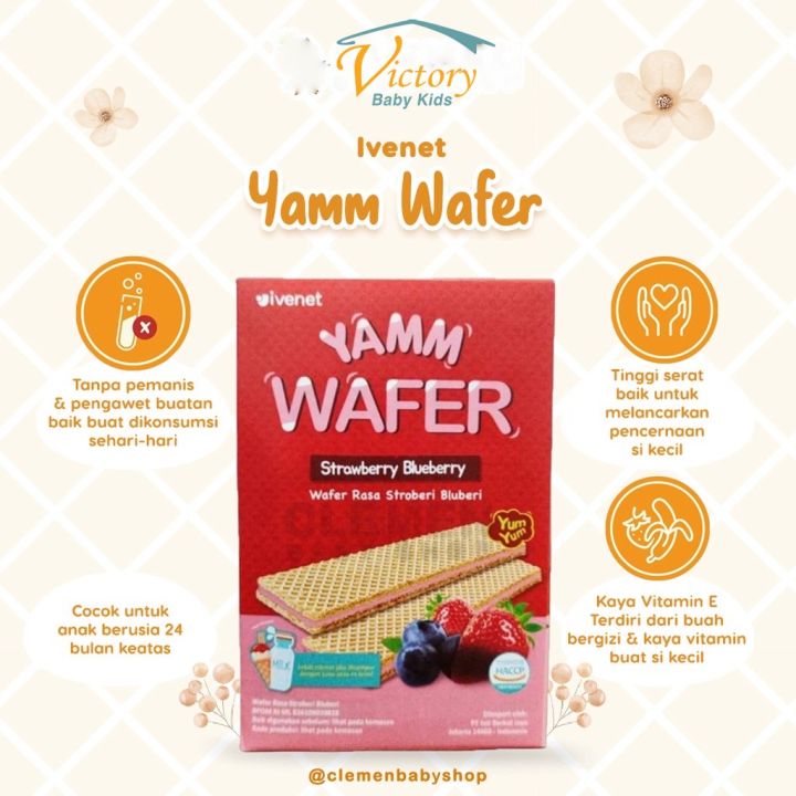Ivenet Yumm Wafer - Snack Jajanan Cemilan Bayi dan Anak | Lazada Indonesia