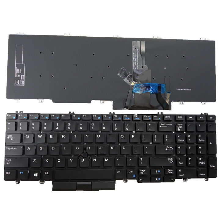 New For DELL Precision 3530 7530 7730 E7530 M7530 US Backlit Keyboard ...
