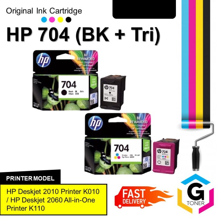 HP 704 Black & Tri-Color Original Ink Cartridges | Lazada