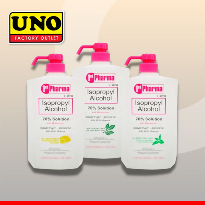 1st Pharma Isopropyl Alcohol with Moisturizer 1 Liter | Lazada PH