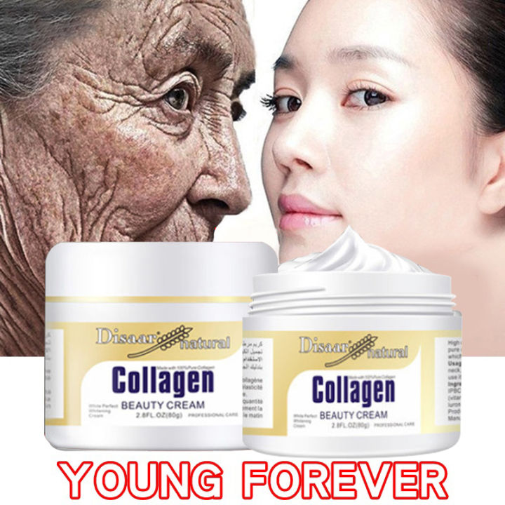 Original DISAAR Collagen Face Cream 80G Lighten Dark Spots Repair ...