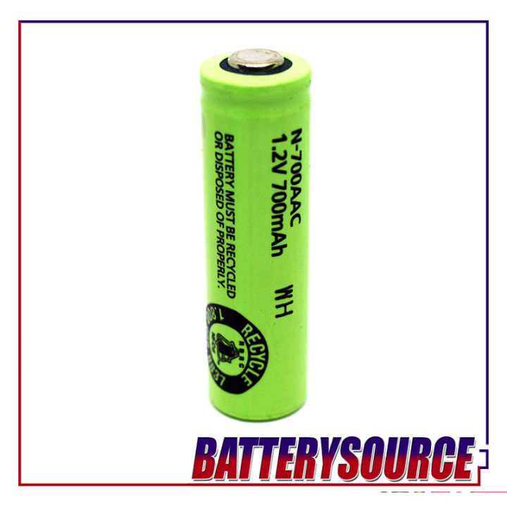 Nickel Cadmium Ni-Cd AA battery 700mah N700AAC N700 N-700AAC 1.2V | Lazada PH