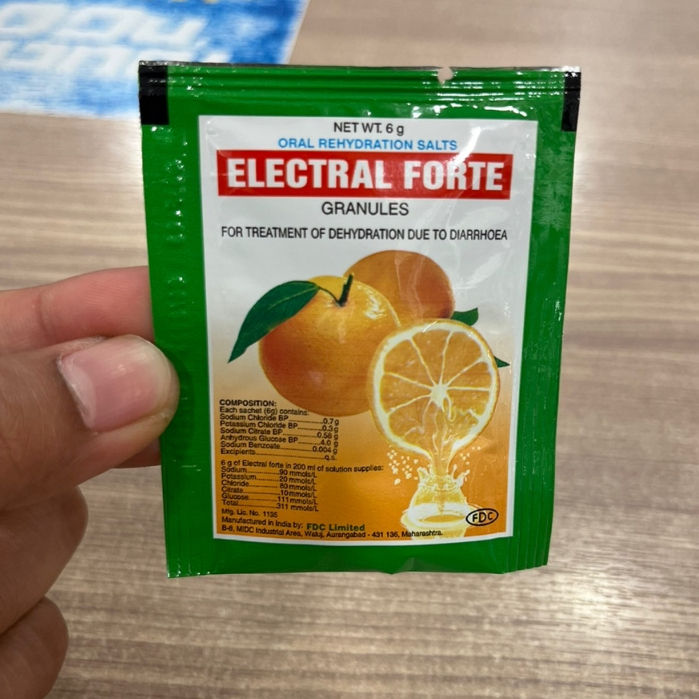 Electral Forte Granules Oral Rehydration Salts Orange 1's / 1box 20's ...