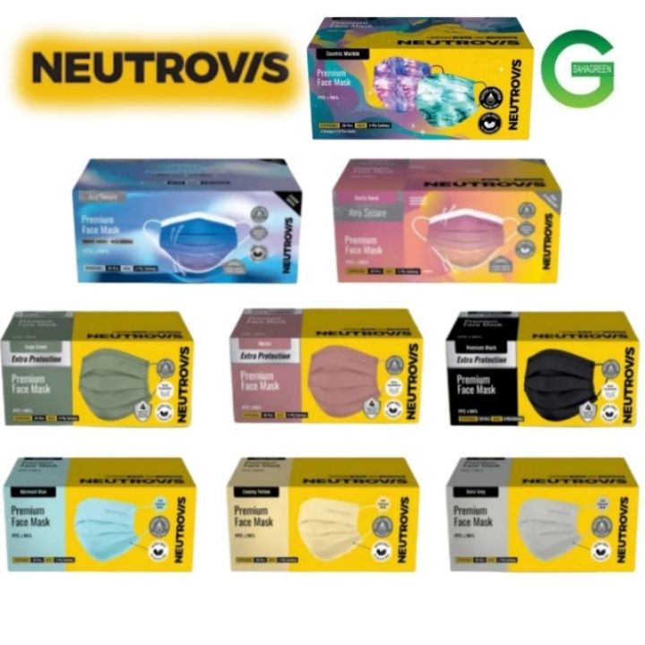 Neutrovis นิวโทรวิส หน้ากากอนามัย หนา 3ชั้น 30ชิ้น | Lazada.co.th