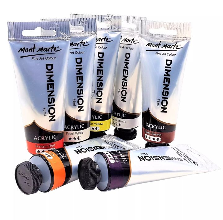 Dimension Acrylic Paint 75ml - 48 Color Selection | Lazada PH