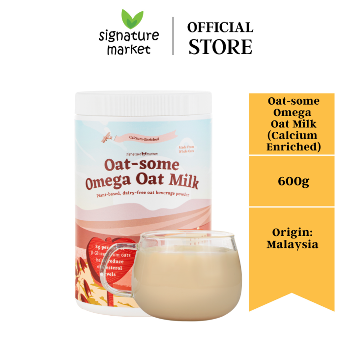Signature Market Oat-some Omega Oat Milk (Calcium Enriched) (600g) | Lazada