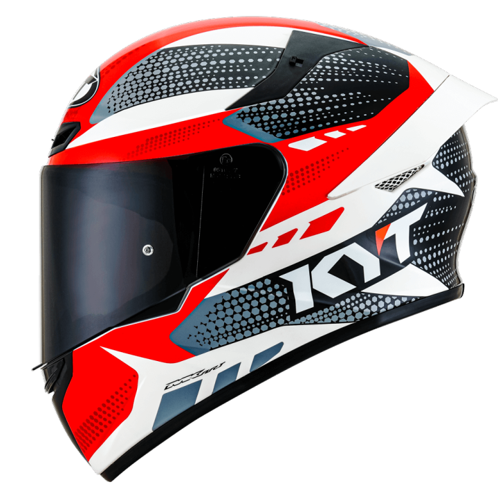 KYT TT-Course Gear Black/Red Full Face Helmet bundled with DRI+ KYT ...