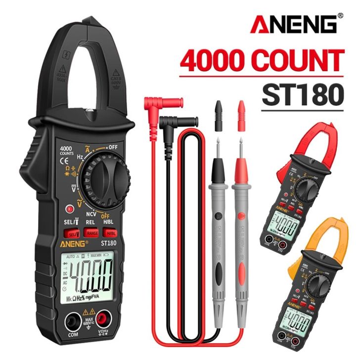 ANENG ST180ดิจิทัลดิจิทัลดิจิทัลดิจิทัลแคลมป์มิเตอร์เอชซีแอมป์รถยนต์ตัว ...