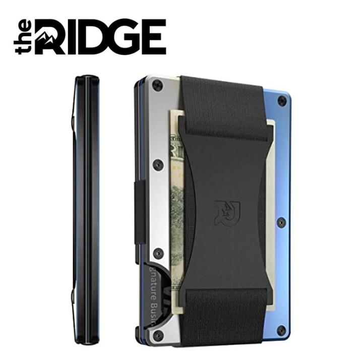 The Ridge Wallet For Men RFID Blocking Brand Luxury Id Credit Card ...