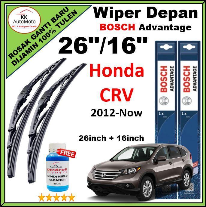 2012 honda cr v wiper blade size store