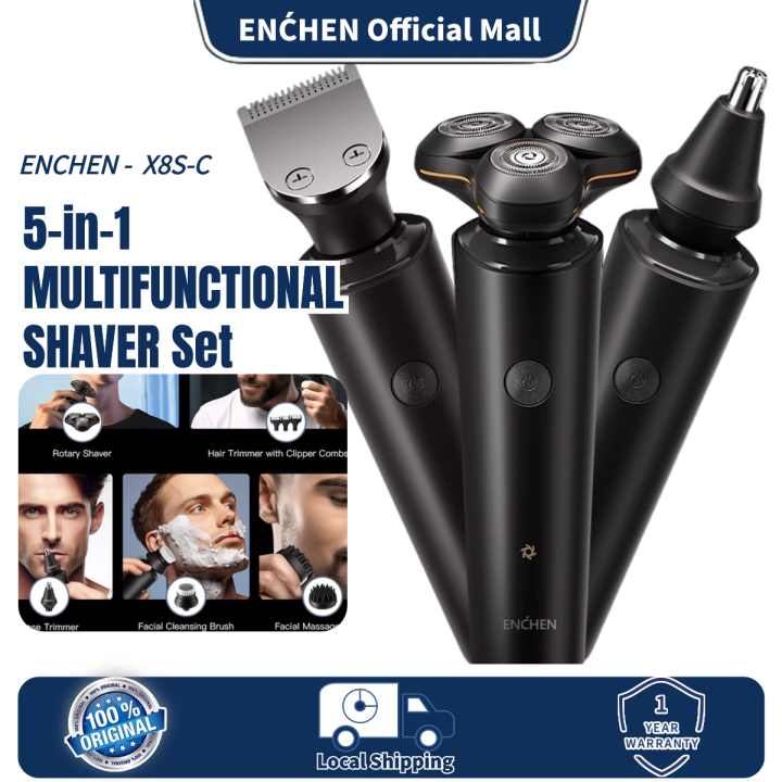 Enchen Multifunctional Shaver Kit for Men X8S-C Electric Hair Clippers ...