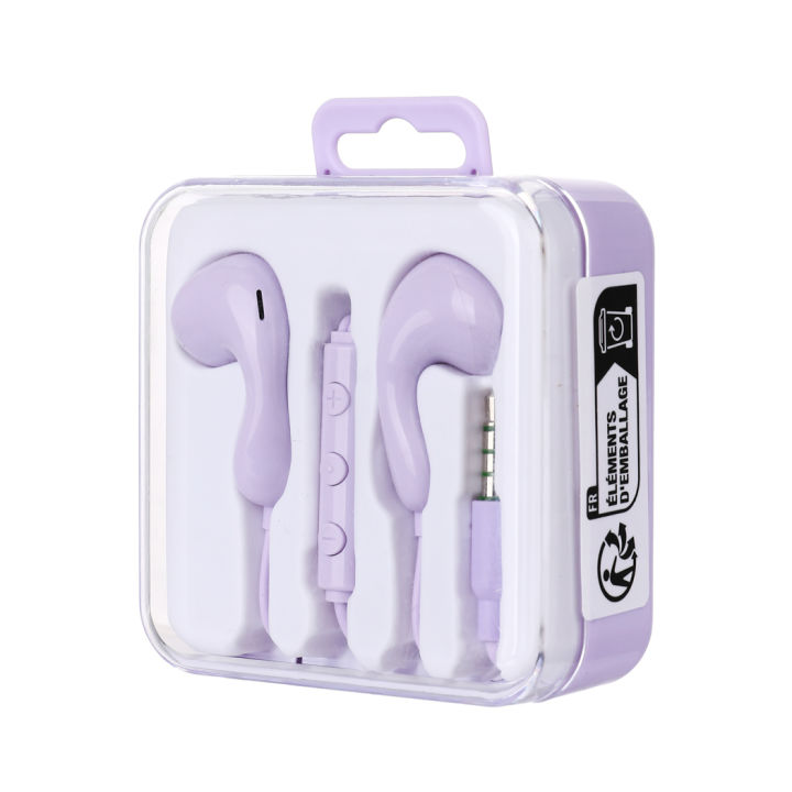 MINISO Elegance Series 3.5mm in-Ear Earphones Model: 6312(Purple ...
