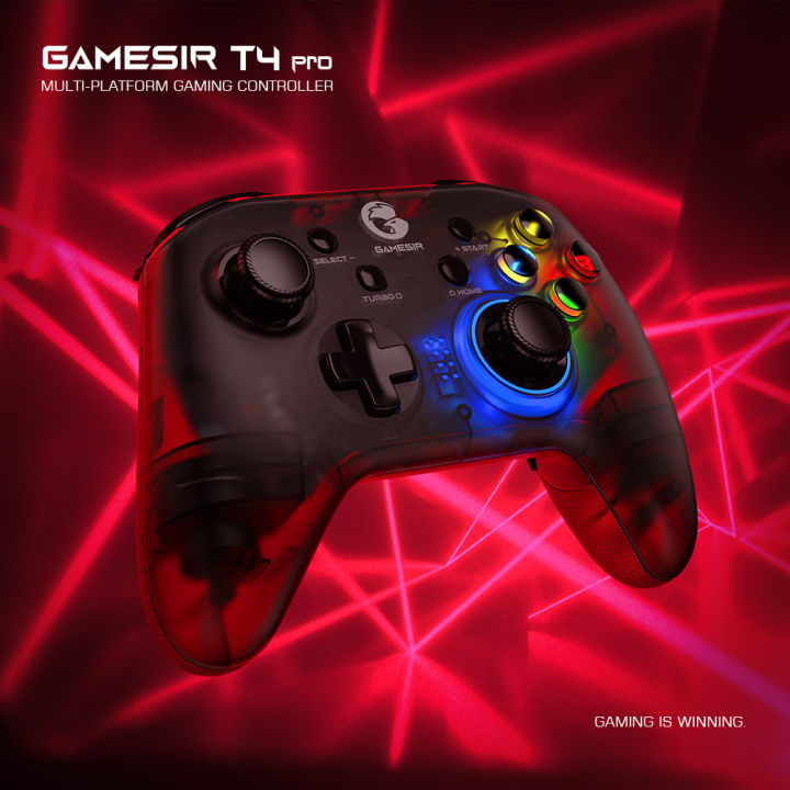 GameSir T4 Pro 2.4G Wireless Mobile Controller Bluetooth Gamepad with 6 ...