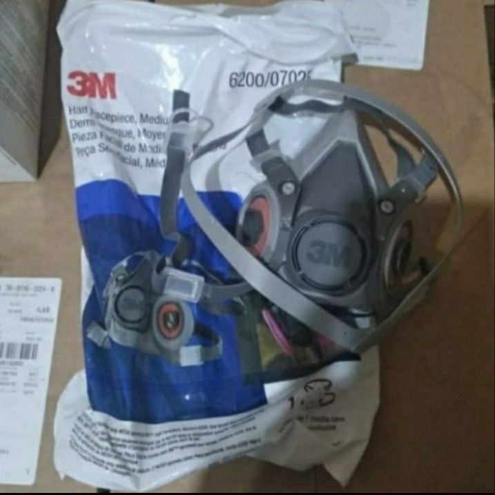 Masker 3M Gas Respirator - Masker 3M 6200 Masker | Lazada Indonesia