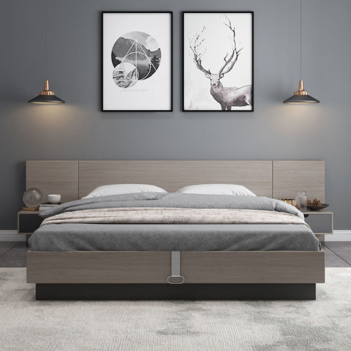 Tatami Bed Frame Solid Wood Bed Frame Storage Solid Wooden Bed Frame ...