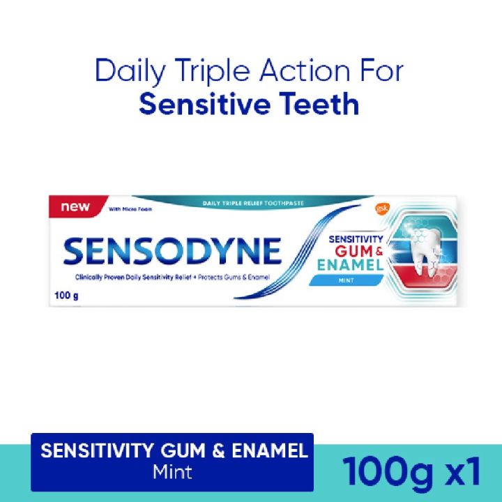 SENSODYNE Sensitivity Gum & Enamel Toothpaste 100g | Lazada