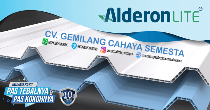 Alderon Lite ( 3 meter ) / Atap UPVC Twin Wall | Lazada Indonesia