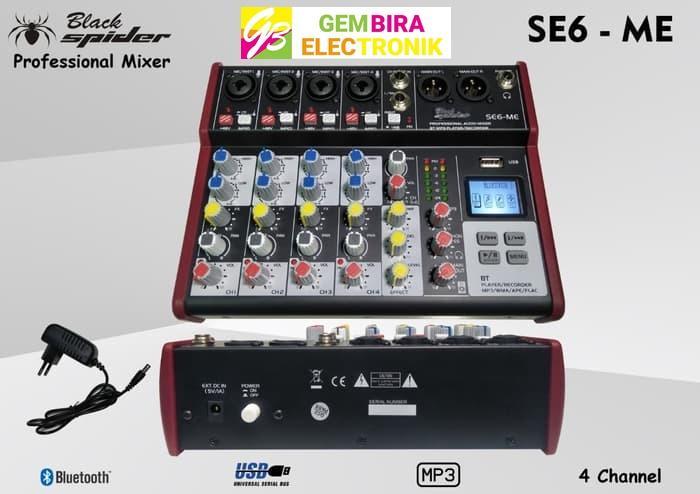 Mixer Profesional Black Spider SE6 - ME | Lazada Indonesia