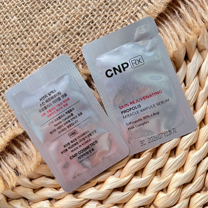 10 gói - ampule keo ong Cnp rx skin rejuvenating propolis miracle ...