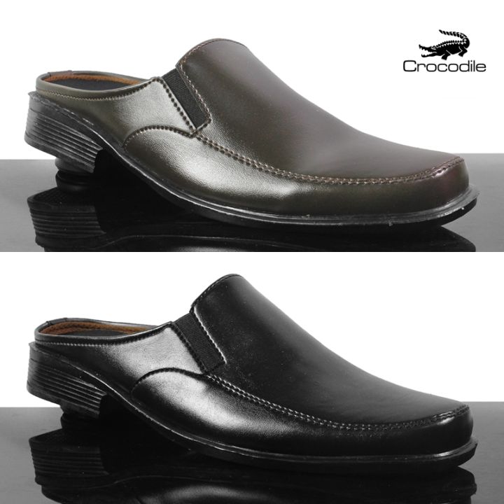 Sepatu pantofel Slop Pria Crocodile Bustong NOPO Sepatu Formal pria ...