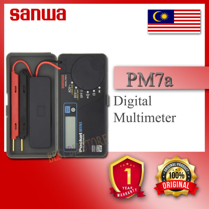 Sanwa PM7a Pocket Type Digital Multimeter | Lazada