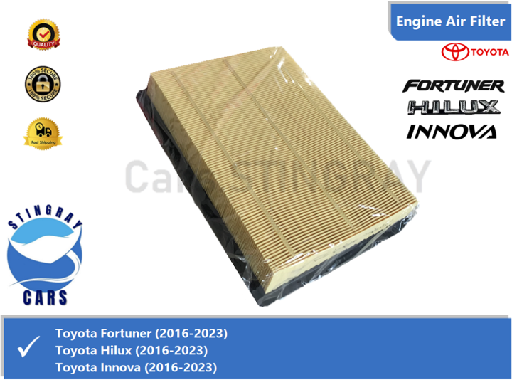 Engine Air Filter for Toyota Innova (2016-2022), Toyota Fortuner (2016 ...