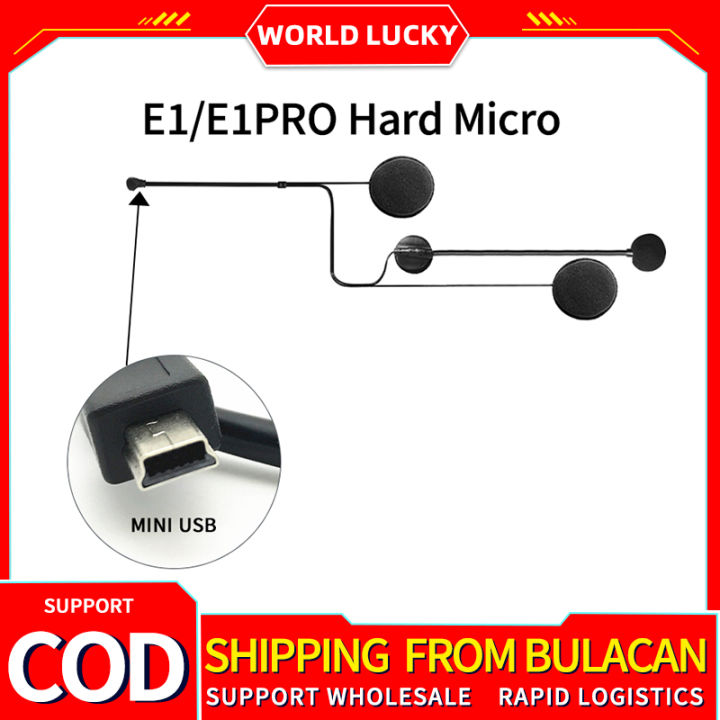 Microphone Clip HVA Y10/Y20 EIPRO/E1 Earphone Speaker For Motorcycle ...