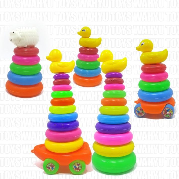 MAINAN EDUKASI ANAK RING DONAT SUSUN RODA MAINAN EDUKASI ANAK RING ...