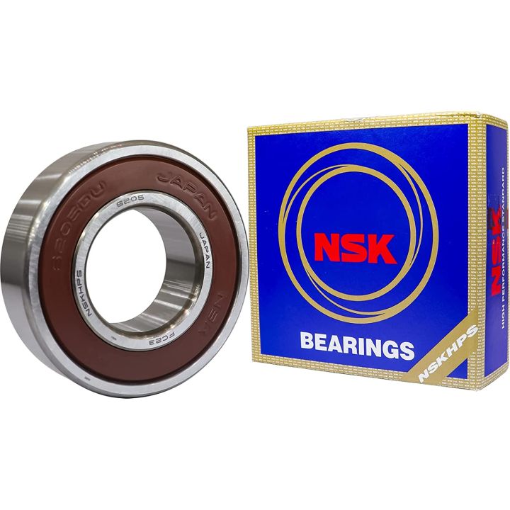 6204 DUCM ( 20 x 47 x 14 mm.) NSK Ball Bearing เอ็นเอสเค ตลับลูกปืนเม็ดกลม ฝาเหล็ก 6204DU = 1 ...