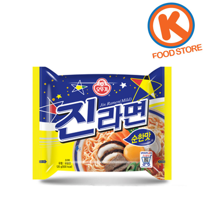 Ottogi Jin Mild Ramen Flavor Korean Noodle Soup 120g | Lazada PH