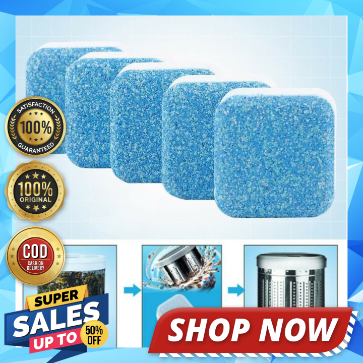 12PCS Washing Machine Oxygen Cleaner Decontamination Effervescent ...