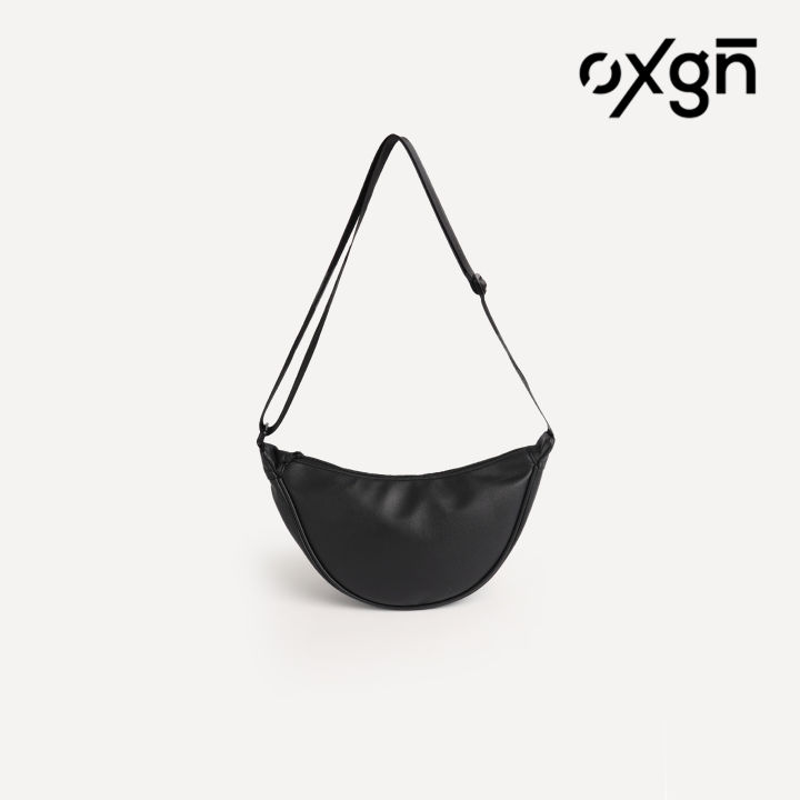 OXGN Half Moon Bag For Men And Women (Black/Taupe) | Lazada PH