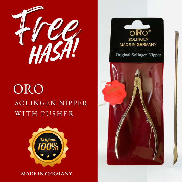 READY TO USE SHARPENED Oro Solingen Nipper (with pusher) | Lazada PH