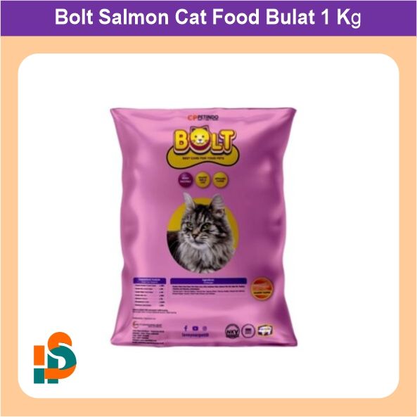 HPS - Makanan Kucing Bolt Salmon Bulat 1kg | Lazada Indonesia