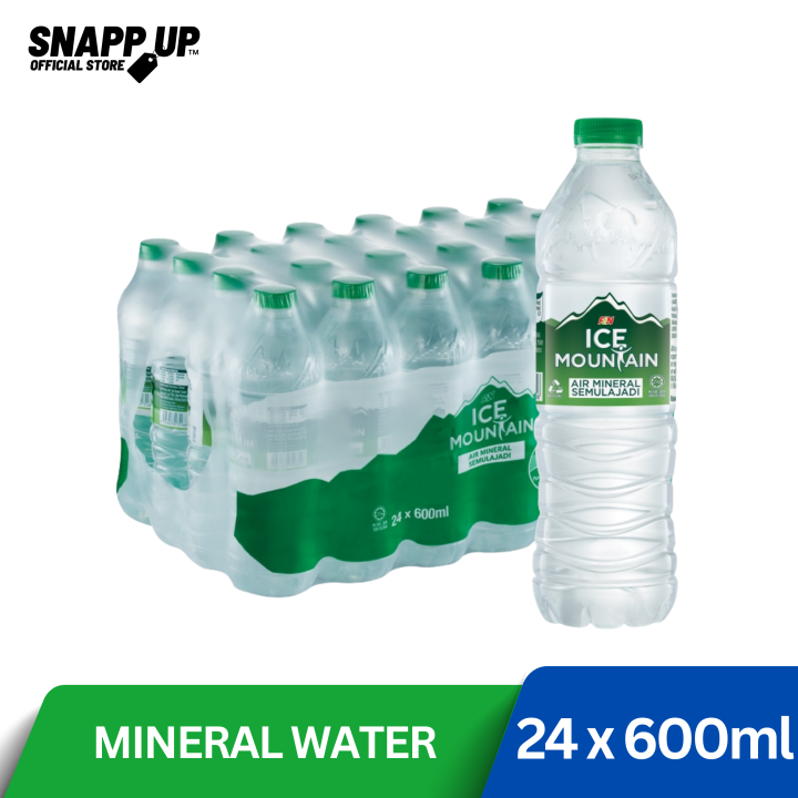 Ice Mountain Natural Mineral Water 600ml x 24 | Lazada