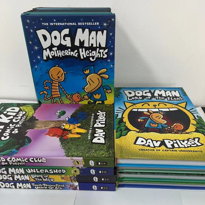 【Hardcover】15Books/set Dog Man Series Books dogman Children's ...