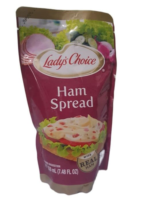Ladys Choice Ham Spread in Pouch (3 packs x 220 ml) | Lazada PH