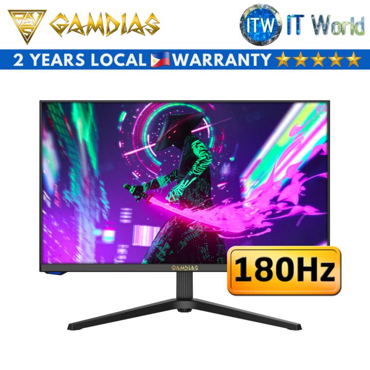 Gamdias Atlas QHD27FIC - 27" QHD(2560×1440) / 180Hz / IPS / 5ms / Flat ...